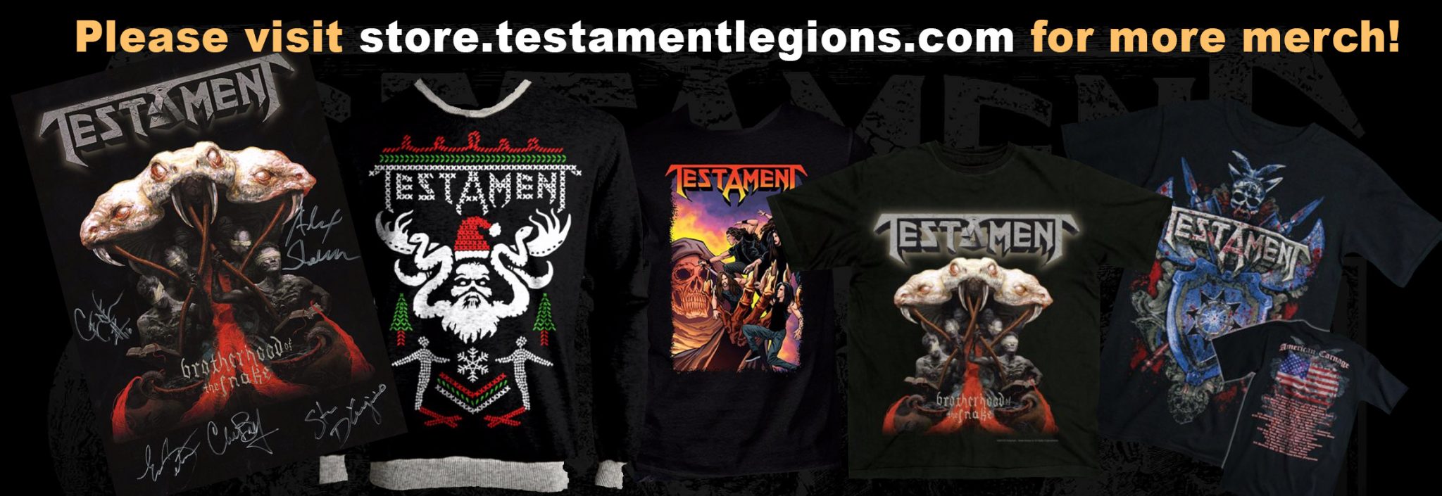 Testament Store – The Official Webstore